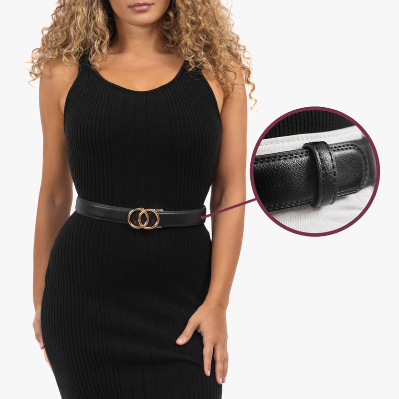 Cool Black Dress Belt Womens Images